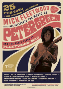 Concert hommage à Peter Green avec Fleetwood, Gilmour, Gibbons...