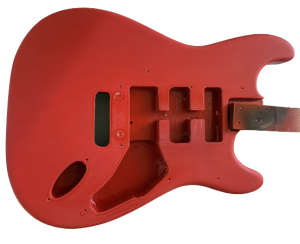 Une "vraie" Stratocaster rouge