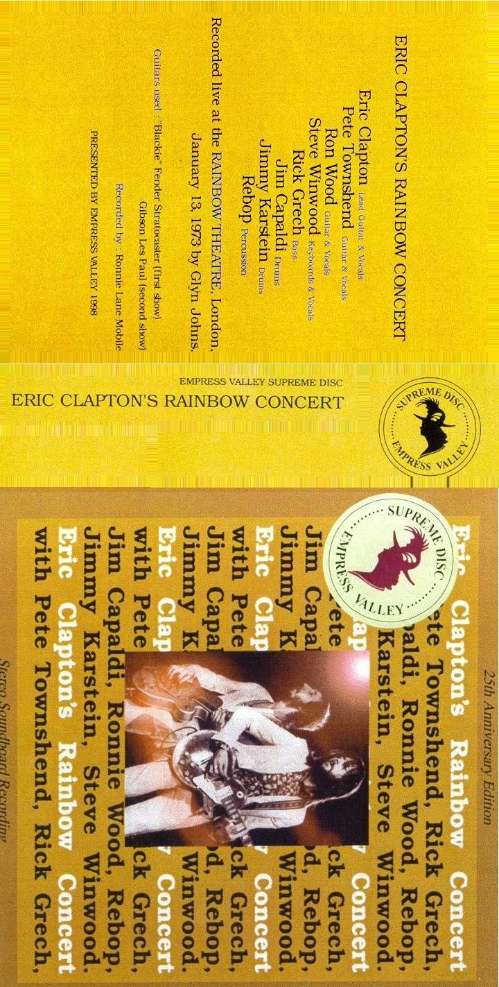 Il y a 50 ans, le 'Rainbow Concert' ramenait Clapton à la vie