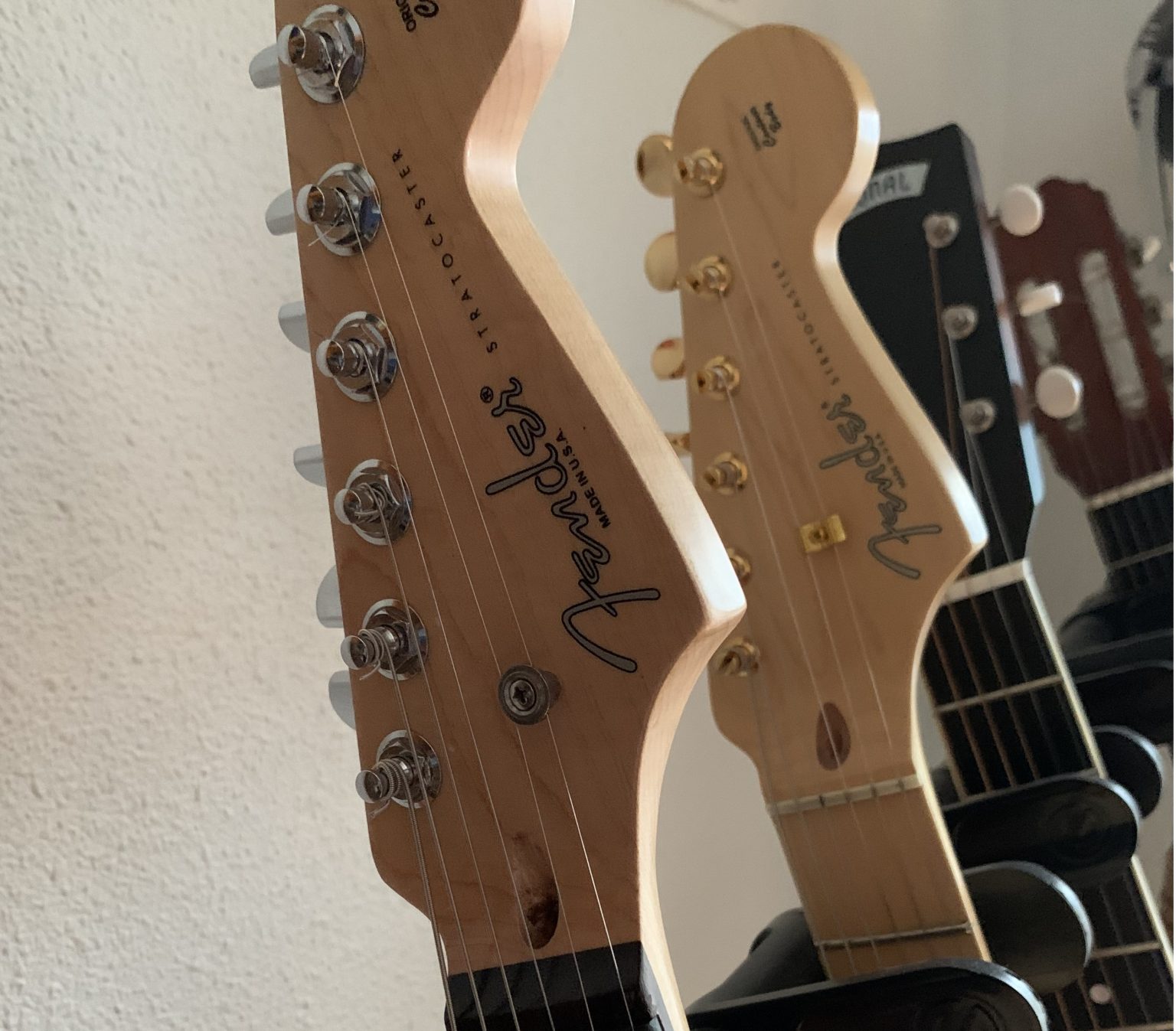 Ma Stratocaster rouge "finalisée"