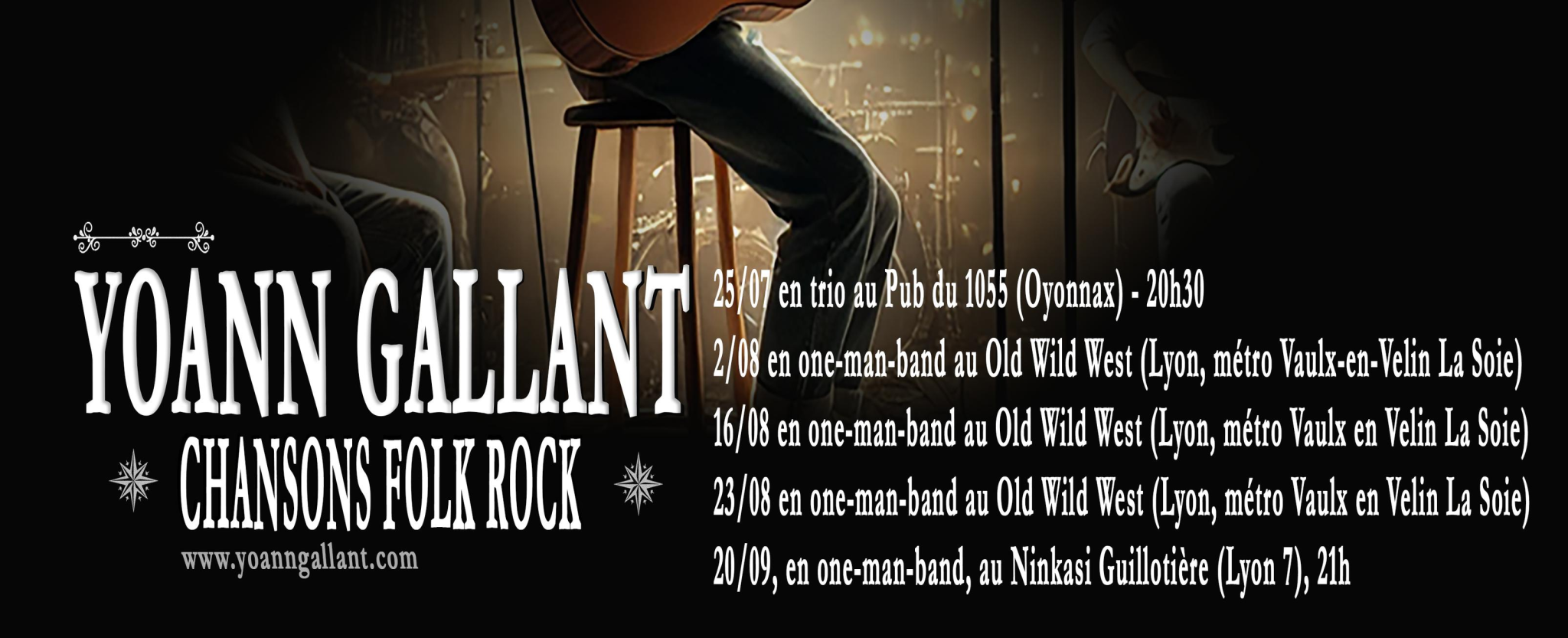 Concert avec Yoann Gallant et Russell Stageman