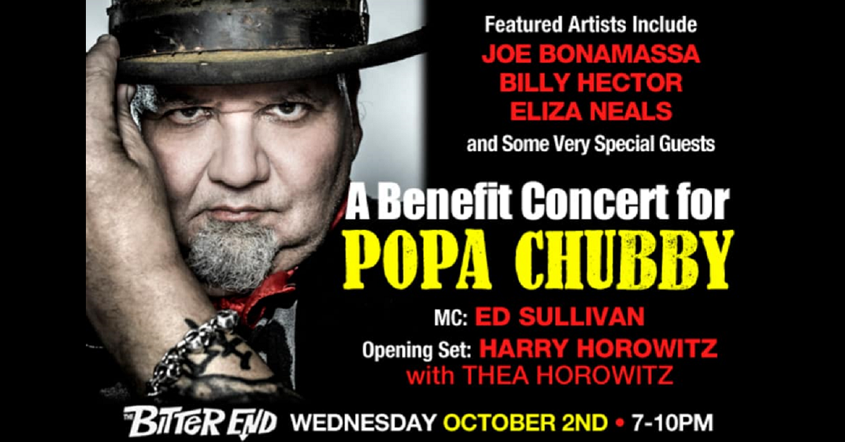 Un concert de Joe Bonamassa en soutien à Popa Chubby